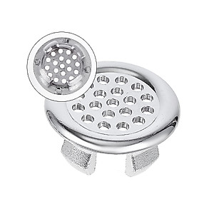 Angoily 20pcs Wash Basin Overflow Ring Kitchen Drain Cap Cover Sink Basin Trim Bathtub Drain Cover Sink Hole Cover Insert Round Hole Insert Spares Sink Trim Ring Plastic Ceramics Round Cap