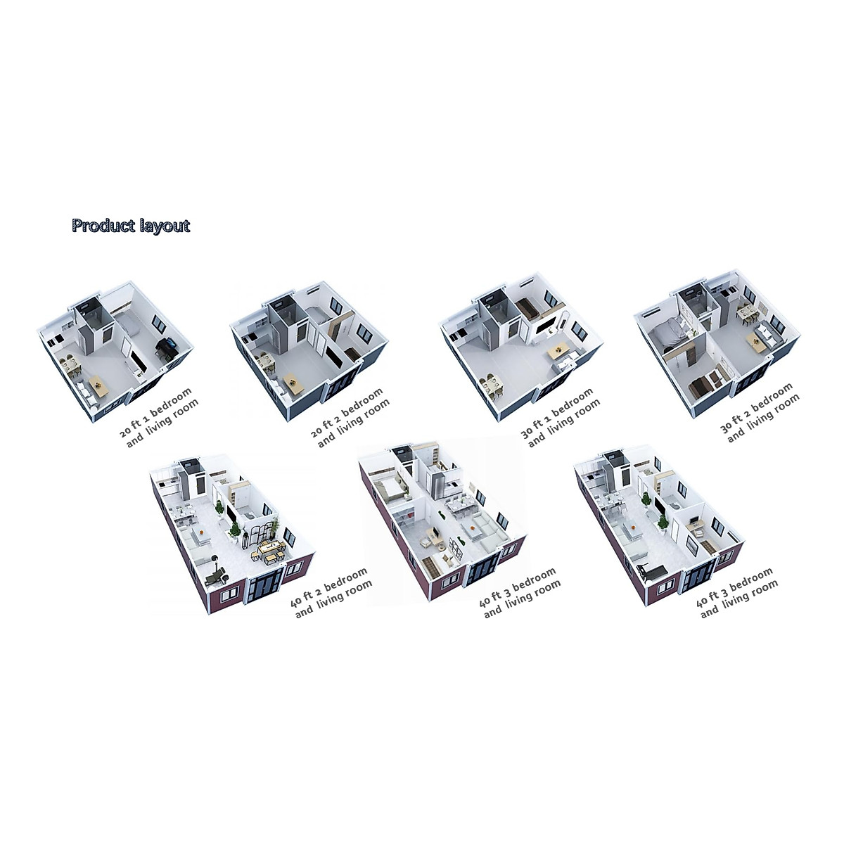 20ft Expandable Mobile House, Portable Prefabricated Home, Weather-Resistant, Fully Customizable