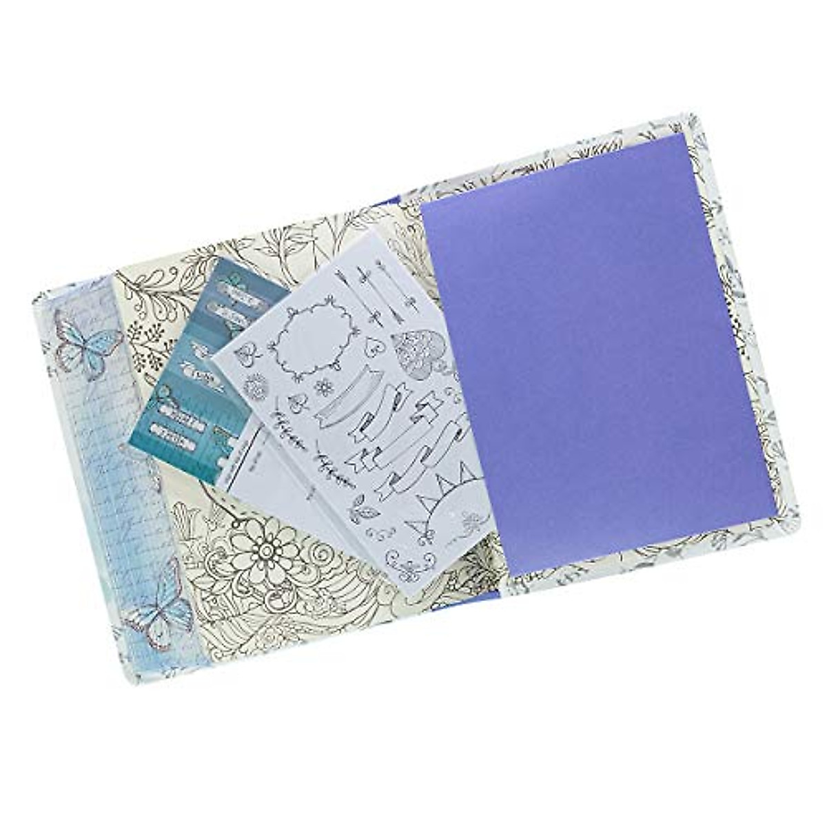 KJV Holy Bible, My Promise Bible, Faux Leather Flexcover w/Bible Tabs, Coloring Stickers, Ribbon Markers, King James Version, Purple Butterfly Floral (KJV Promise Editions)