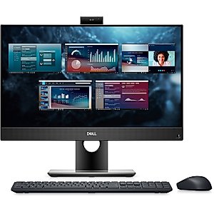 Dell Optiplex 5490 AIO | 23.8" 1920x1080 FHD | Core i5-10500T - 256GB SSD Hard Drive - 16GB RAM | 6 cores @ 3.8 GHz Win 11 Pro Black