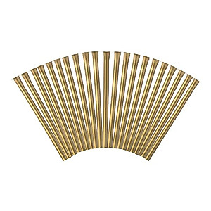 Plastic Drinking Straws - Reusable Drinking Straw Set - Thick & Durable Straws for Party, Picnic or Camping - Long Straws for Juices, Soda & More - 30 Pcs Gold