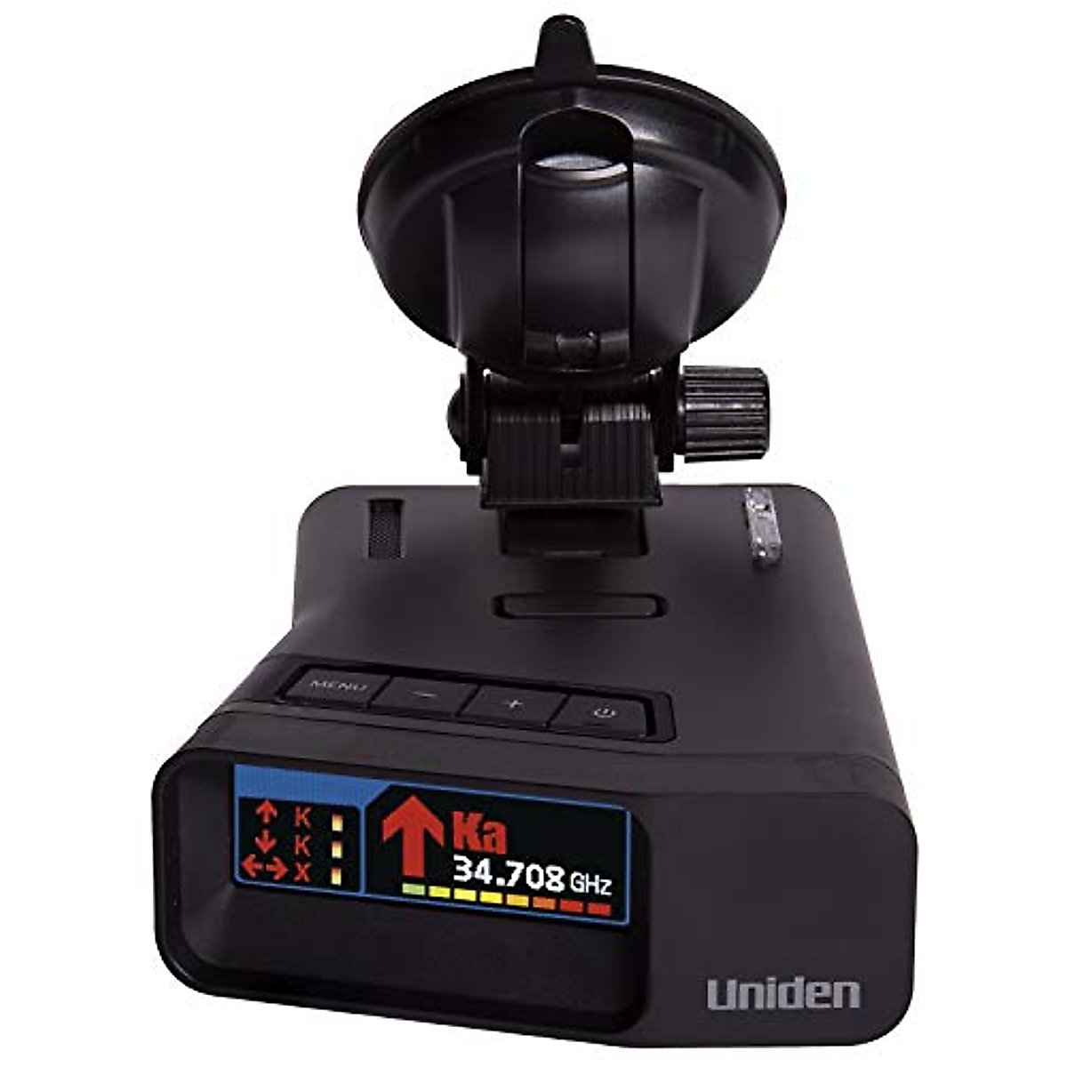 Uniden R7 EXTREME LONG RANGE Laser/Radar Detector, Built-in GPS w/ Real-Time Alerts, Dual-Antennas Front & Rear w/Directional Arrows, Voice Alerts, Red Light Camera and Speed Camera Alerts