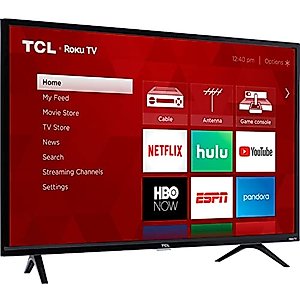 TCL 32S327 32 Inch 3-Series Roku Smart HD TV (Renewed)