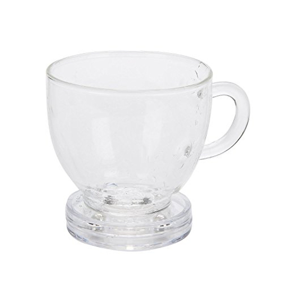 TamBee 4PCS 2Inch Acrylic Lazy Susan Turntable Organizer Revolving Display Base White Acrylic for Spice Rack Table Cake Kitchen Pantry Decorating