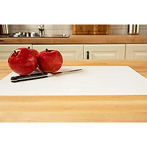 Commercial Grade White Cutting Board Mat NSF - 15 x 12 Inch, 4 Pack