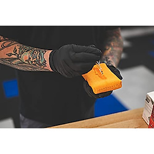 The Rag Company - The Pearl Microfiber Detailing Applicator Sponges (6-Pack) Versatile Detailing Tool, Excellent for Applying Wax, Sealants, Coatings and Other Automotive Products, 3in x 5in, Orange