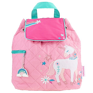 Stephen Joseph Girls Quilted Unicorn Backpack and Lunch Box for Kids