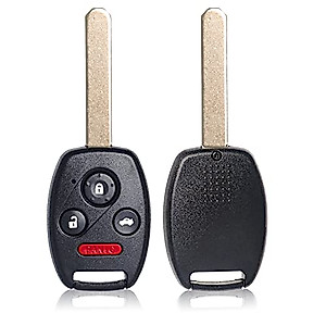 Key Fob Remote Replacement Fits for Honda Civic EX Si Hybrid 2006 2007 2008 2009 2010 2011 2012 2013 Acura Mdx 2007-2013 N5F-S0084A Keyless Entry 4 Buttons Remote Control 35111-SVA-306(Pack of 1)