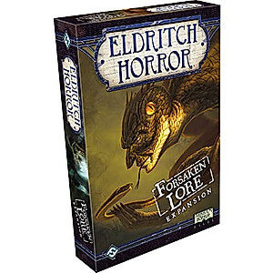 Eldritch Horror Forsaken Lore Board Game EXPANSION | Mystery Game | Cooperative Board Game for Adults and Family | Ages 14+ | 1-8 Players | Avg. Playtime 2-4 Hours | Made by Fantasy Flight Games