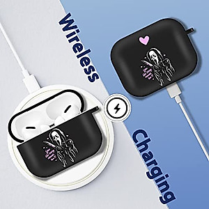 Ulirath for AirPod Pro 2019 /Pro 2 Case 2022 Skull Unique Design Cases Scary Cute for AirPods Air Pods Pro 2nd Design Skeleton Cover Cases Skin for Boys Girls Kids Skull