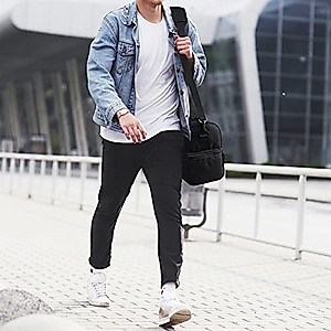 MIER Adult Lunch Box Insulated Lunch Bag Large Cooler Tote Bag for Men, Women, Double Deck Cooler(Black Large)