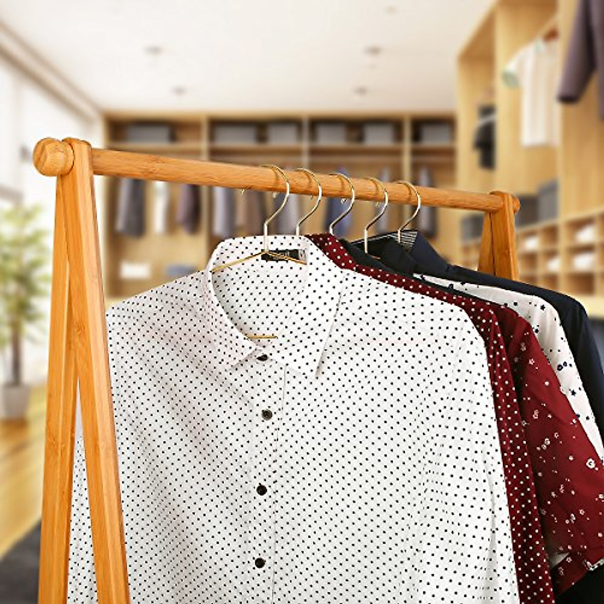 Jetdio 17.7" Strong Metal Wire Hangers Clothes Hangers, Coat Hanger, Standard Suit Hangers, Ideal for Everyday Use, 30 Pack, Gold