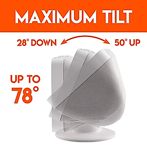 Made for Amazon Tilt + Swivel Stand for the Echo Show 5 - White