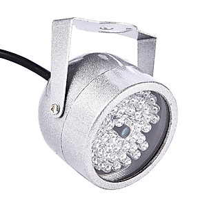 Outdoor Camera IR Illuminator Lights, DC 12V 1A CCTV IR Night Vision Illuminator Camera 48 LED Waterproof Replacement for Electronic Police Snapshot System Traffic Junctions