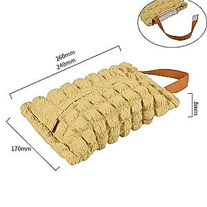 SPICLY Tissue Box Tissue Box, Paper Drawer, Toilet Paper Storage Bag (Color : Brown)