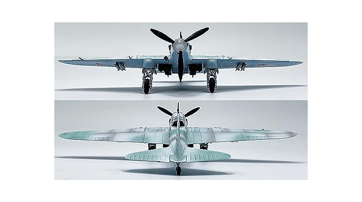 Ilyushin IL-2M3 Sturmovik Aircraft White Camouflage Hello to The Envoys of The Tuvan People ...