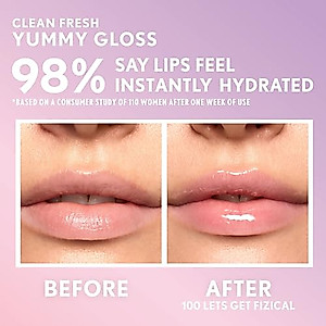 COVERGIRL Clean Fresh Yummy Gloss – Lip Gloss, Sheer, Natural Scents, Vegan Formula - Let’s Get Fizzical