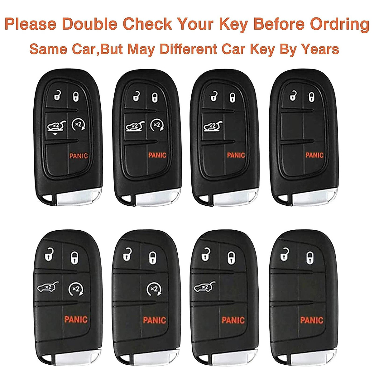 Kawoco 2Set Gift Package for dodge journey key fob cover with extra for dodge durango accessories about car key,Compatible with dodge durango accessories about car key,Black