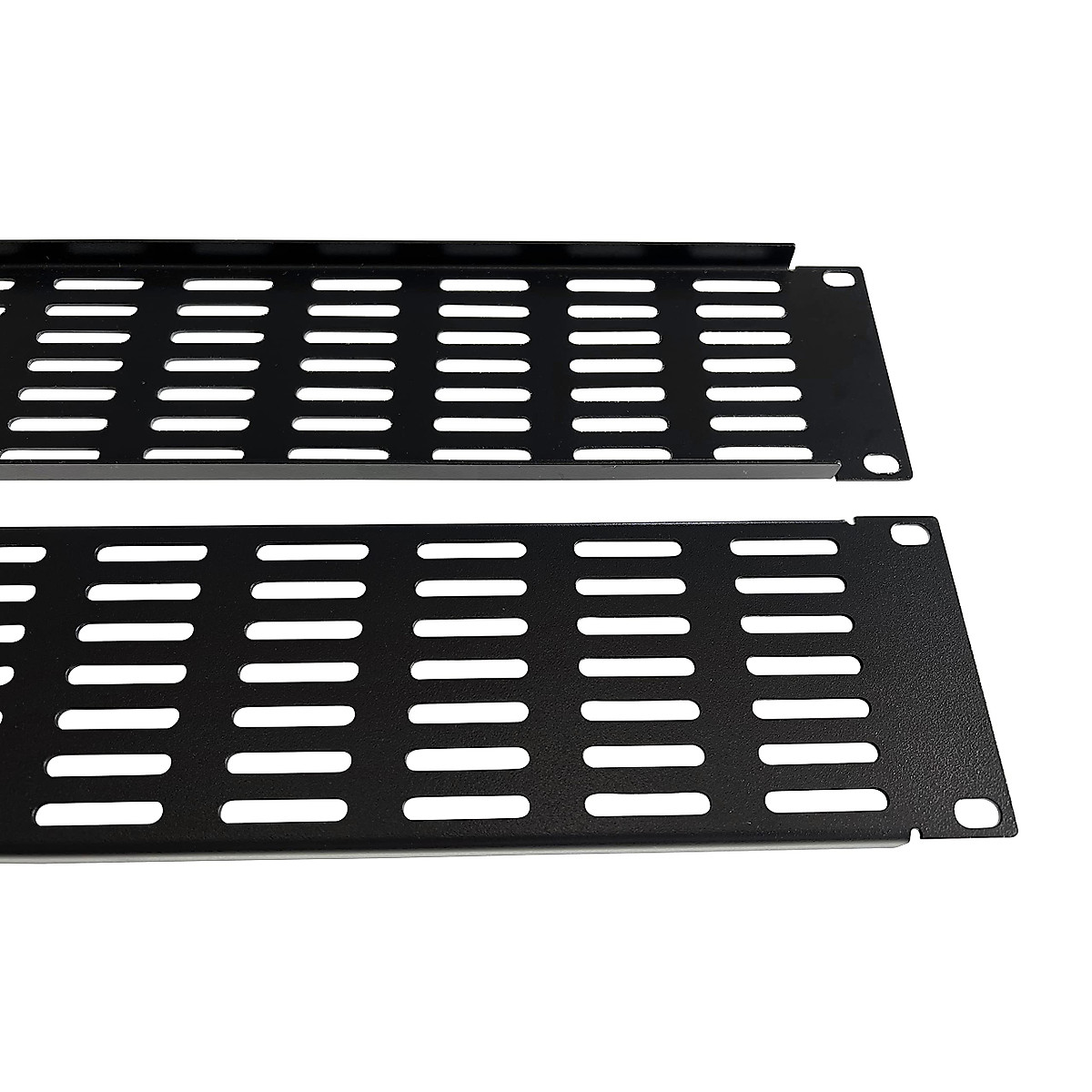 Ferstnor 2U Steel Blank Panel Vented for 19 inch Server Rack Durable Mount Spacer for Network Cabinet 5 Pack Complete with Installation Hardware and Cable Tie