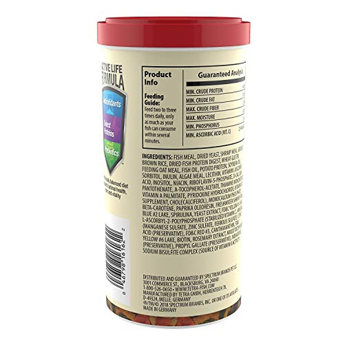 Tetra Tropical Color Flakes 7.06 Ounces, Clear Water Advanced Formula