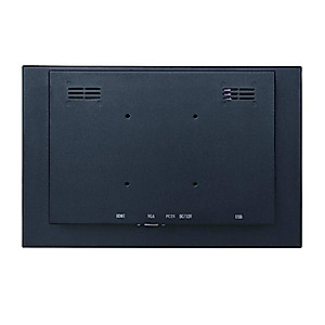 iChawk 14'' inch LCD Display Full View Widescreen 1920x1080p Metal Shell HDMI-in Built-in Speaker Industrial Equipment Compatible VESA Driver Free Ten-Point Capacitive Touch Screen Monitor W140MT-25C