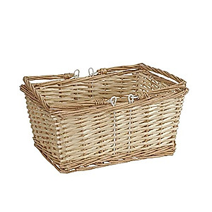 Household Essentials ML-2202 Open Top Market Basket with Handles, Brown