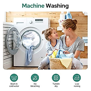 HOMEIDEAS Blackout French Door Curtains for Door Window, Privacy Curtains Set of 2, Covering for Glass Window, Thermal Insulated Shades with Tie Up, 26 X 68 Inch, Beige