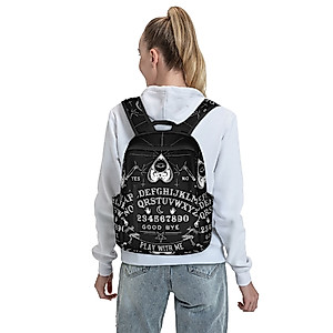 SWEET TANG Travel Laptop Backpack Anti Theft Backpacks Computer Bookbag for Men Women College (Vintage skeleton Magic Board black)