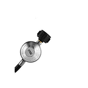 LS'BABQ 6 Ft Propane Adapter Hose 1 Ib to 20 Ib Converter and Gas Regulator fit for Coleman Roadtrip Portable Grill, Gas Regulator Part Connector Fitting Replacement Kit