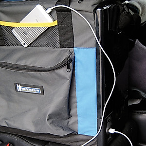 Michelin Electric Portable Cooler Plug in 12V Car Cooler/Warmer, 15 qt (14 L), Portable Car Fridge w/USB Charging Port,w/DC Power Cord, Shoulder Strap, Cord Storage, Travel Fishing Trucking Road Trip