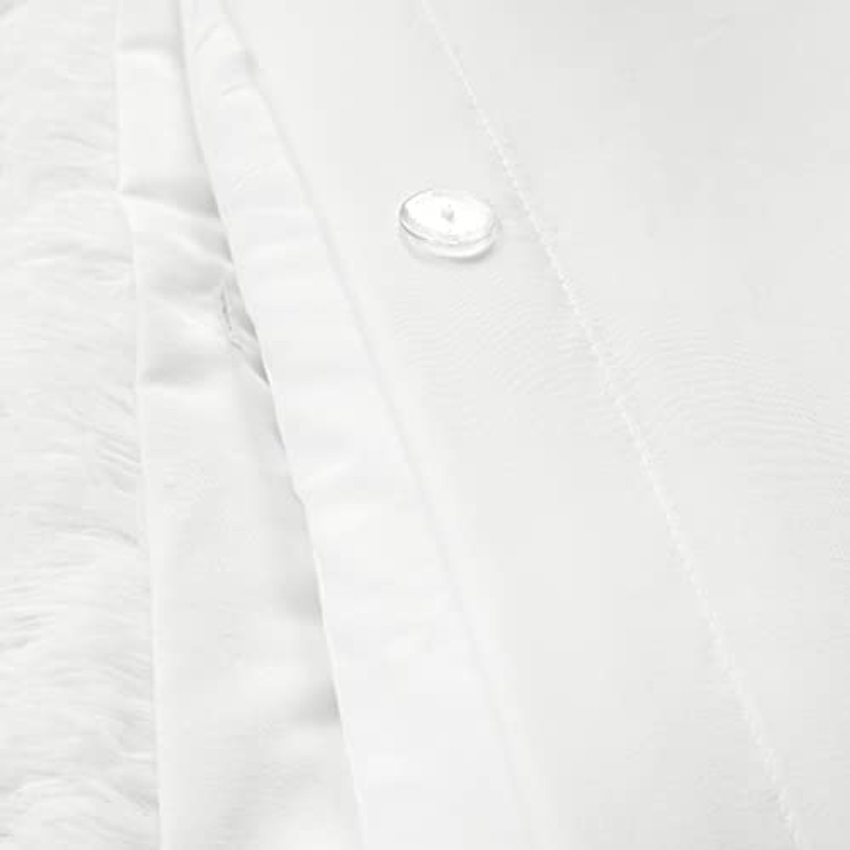 Lush Decor Emma Soft Fluffy Faux Fur Oversized Duvet Cover Set, Full/Queen, White - Warm Plush 3 Piece Bedding Set