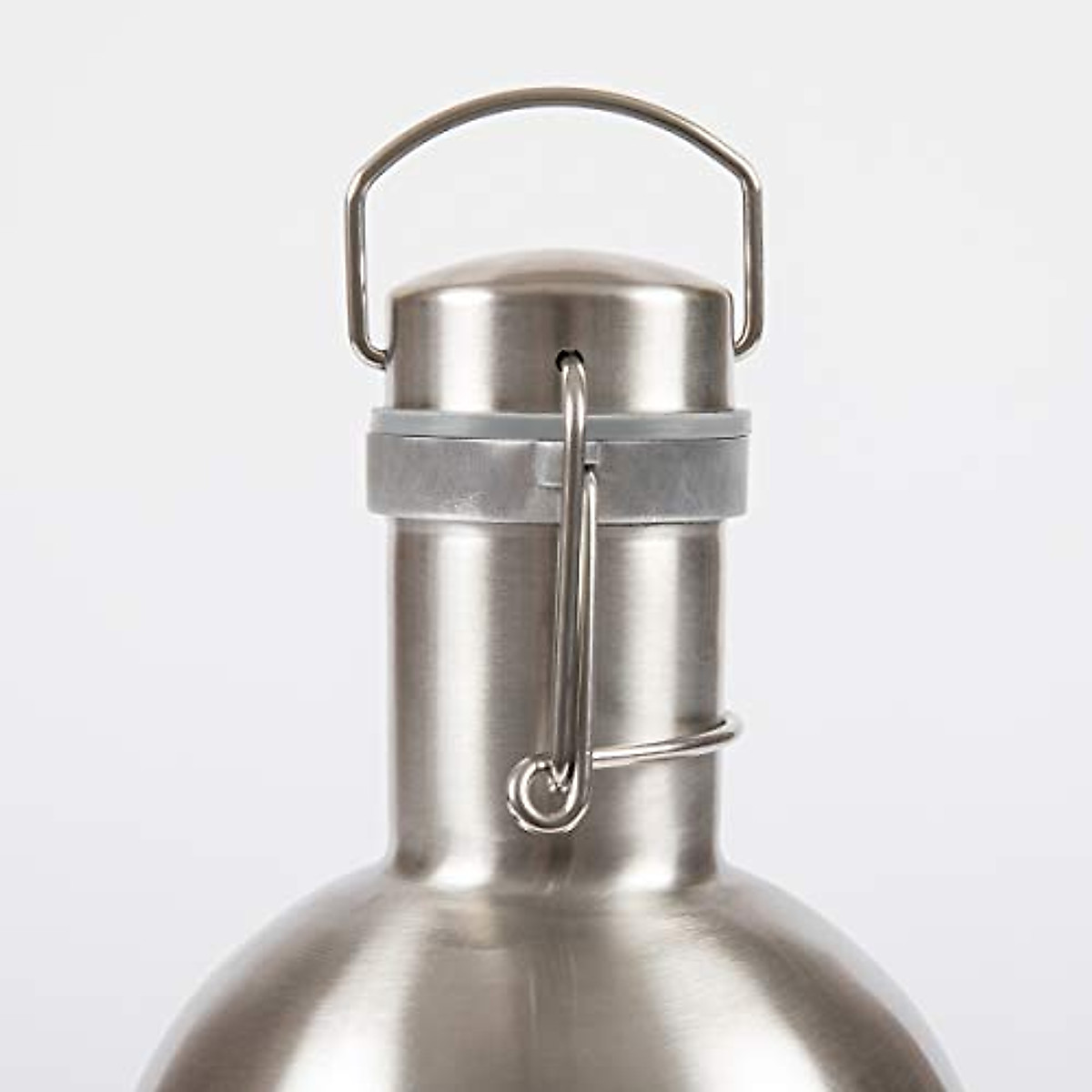 LEGACY - a Picnic Time brand Insulated Double Growler Tote with 64 oz. Stainless Steel Growlers, Beer Gifts for Men, Waxed Canvas Bag Water Bottle Carrier, (Khaki Green with Brown Accents)