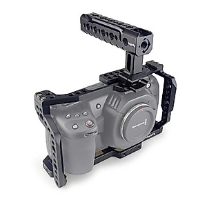 MAGICIRG Cage Kit for BMPCC 4K & 6K + SSD Mount Bracket for Samsung T5 /T7 SSD