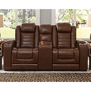 Signature Design by Ashley Backtrack Love Seats, Brown