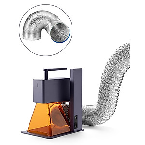 LaserPecker 2 Laser Engraver Accessories, Machine Storage Box + Roller Storage Box + Cutting Plate + Bluetooth Dongle + Batch Engraving Button + Exhaust Pipe, Engraving Machine Accessories for LP2