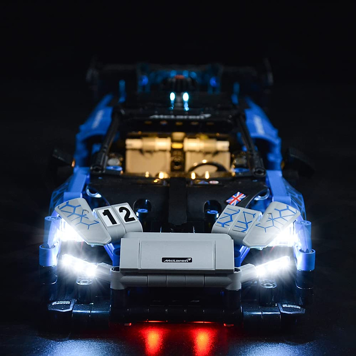 Kyglaring Led Light kit Only - Light Set Designed for Lego 42123 Creator Expet McLaren Senna GTR Toy Car Model Building Set- NOT Included Lego Model (Standard Version)