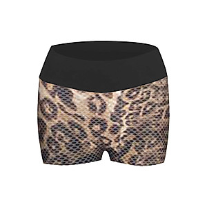 Bblulu Womens Hip Lift High Waist Yoga Shorts Textured Printing Running Butt Lifting Fitness Sports Workout Short Pants