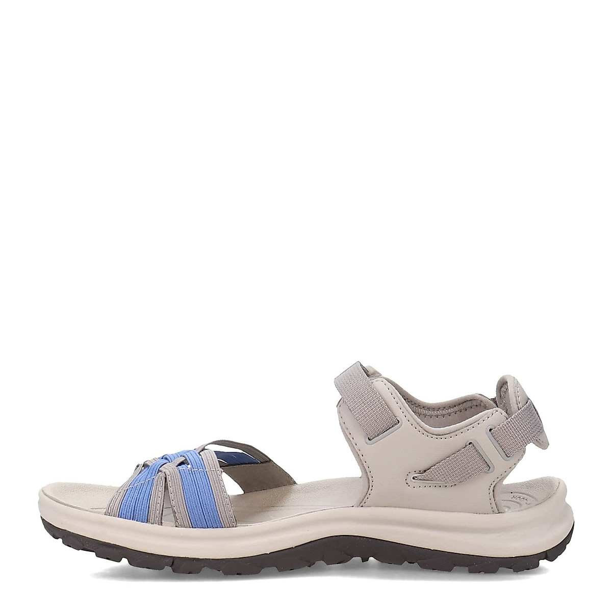 KEEN Women's Terradora 2 Strappy Open Toe Sport Sandal, Grey/Hydrangea, 9