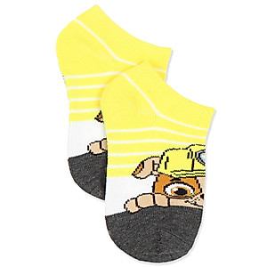 Nick Jr. Boys Girls 6 pack Socks (4-6 (Shoe: 7-10), Paw Patrol Multi)