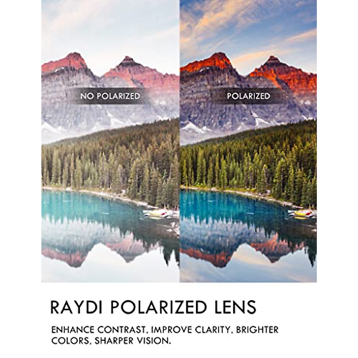 Raydi Polycarbonate Replacement Lenses for Bose Alto M/L BDM0006 Sunglasses - Fire Red Mirror - Polarized