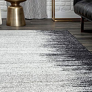 nuLOOM Contemporary Lurline Area Rug, 8x10, Grey