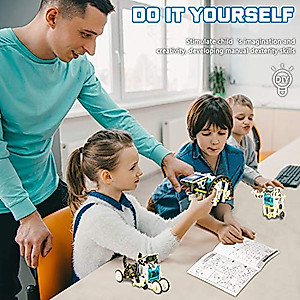 STEM 13-in-1 Solar Power Robots Creation Toy, Educational Experiment DIY Robotics Kit, Science Toy Solar Powered Building Robotics Set Age 8-12 for Boys Girls Kids Teens to Build