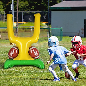Football Party Supplies Kit - Goal Post Balloon Set for Football Birthday,Tailgate Celebrations & Decorations