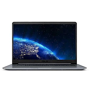ASUS VivoBook 15.6" FHD Anti-Glare Laptop, Intel Quad Core A12-9720P 2.7GHz up to 3.6GHz, 4GB DDR4, 128GB SSD, AMD Radeon R7, USB Type-C, Bluetooth, Fingerprint Reader, Webcam, WiFi, HDMI, Windows 10