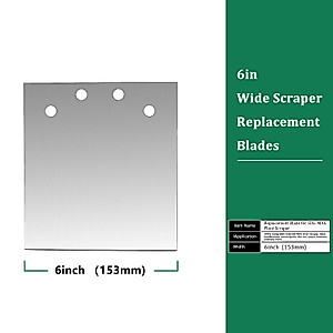 Monkey King Bar- SDS Max Chisel Floor Scraper Replacement Blades for 6-in Wide