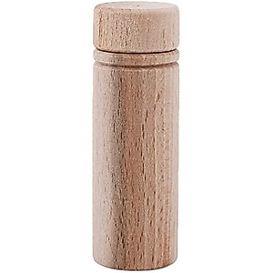 U-M PULABOWooden Needles Holder Tube Hand Sewing Needles Storage Tube for Storing All Kinds of Fine Needles Attractive Processed