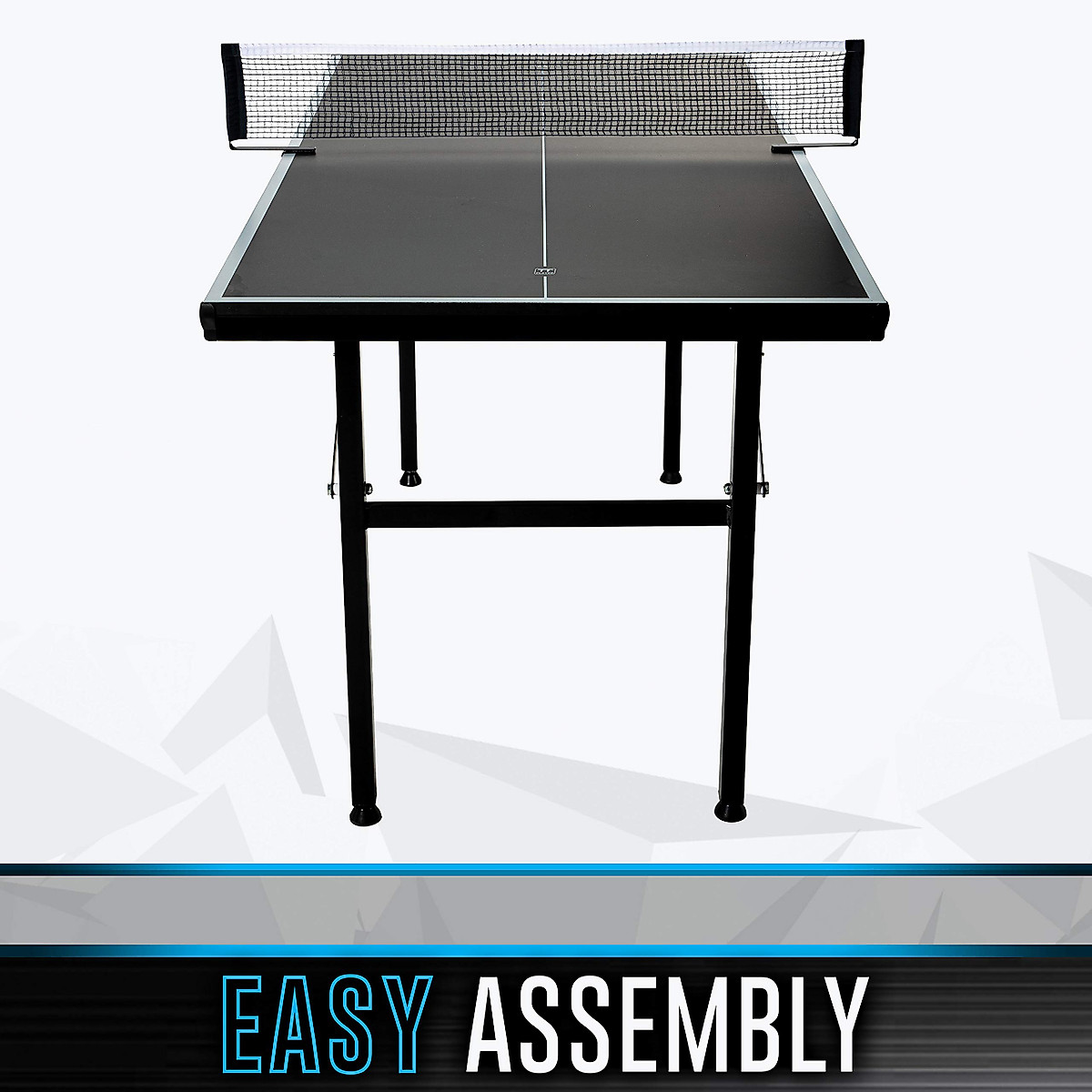 Franklin Sports Mid-Sized Table Tennis Table - Optimum Mid-Size Table - Perfect for Kids or Smaller Rooms - Easy Assembly - Pro Quality - 53" x 29.5", Blue/White