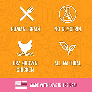 Full Moon Chicken Jerky Healthy All Natural Dog Treats Human Grade For Hip And Joint 6 oz