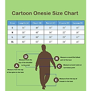 VEULENT Adult Onesie Pajamas Unisex Animal One-Piece Cartoon Costume Cosplay Homewear Sleepwear Partywear For Men Women（ Mike Wazowski, Medium）