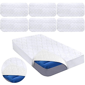 Fanfanwin 6 Pack Air Mattress Pad Sheets Cover Waterproof Mattress Protector Inflatable Airbed Fitted Sheets Soft Air Mattress Pad for Boys Girls Sleepover Party